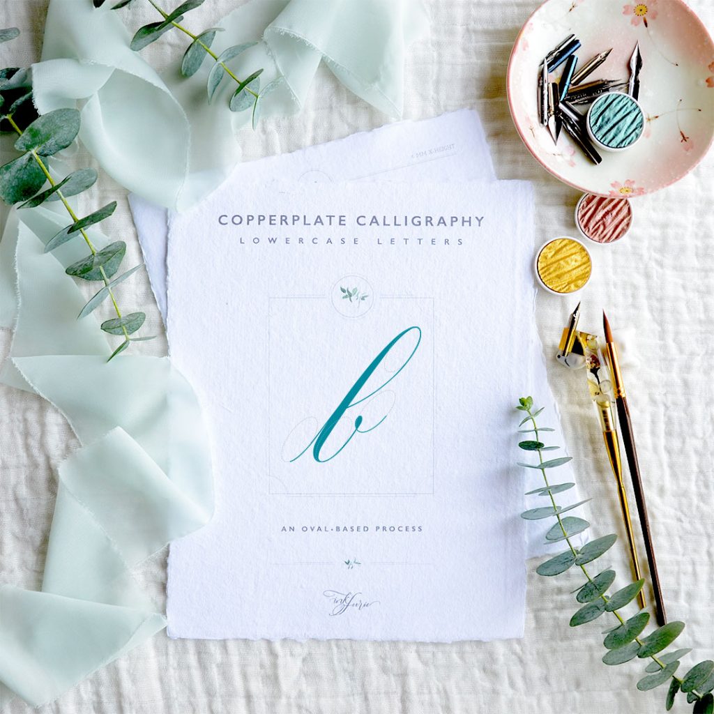 Copperplate Calligraphy: Lowercase Letters (Digital Download) - InkFurie