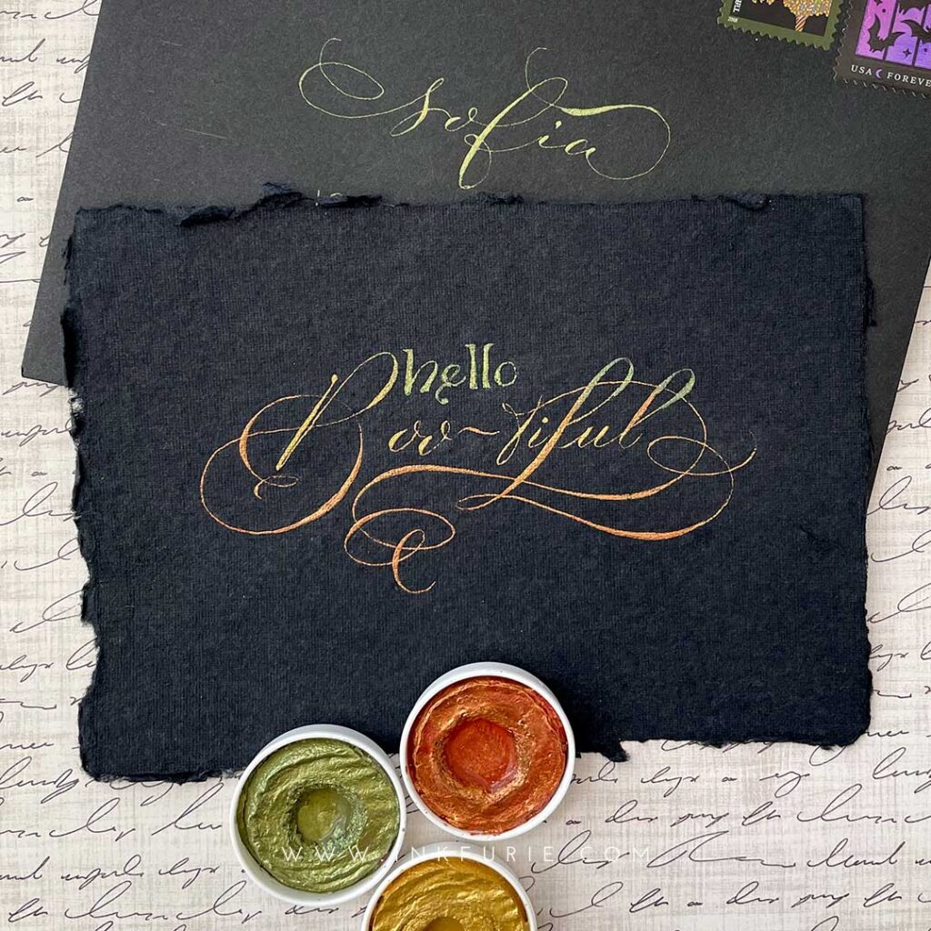 Bewitching Halloween Calligraphy Palettes - InkFurie